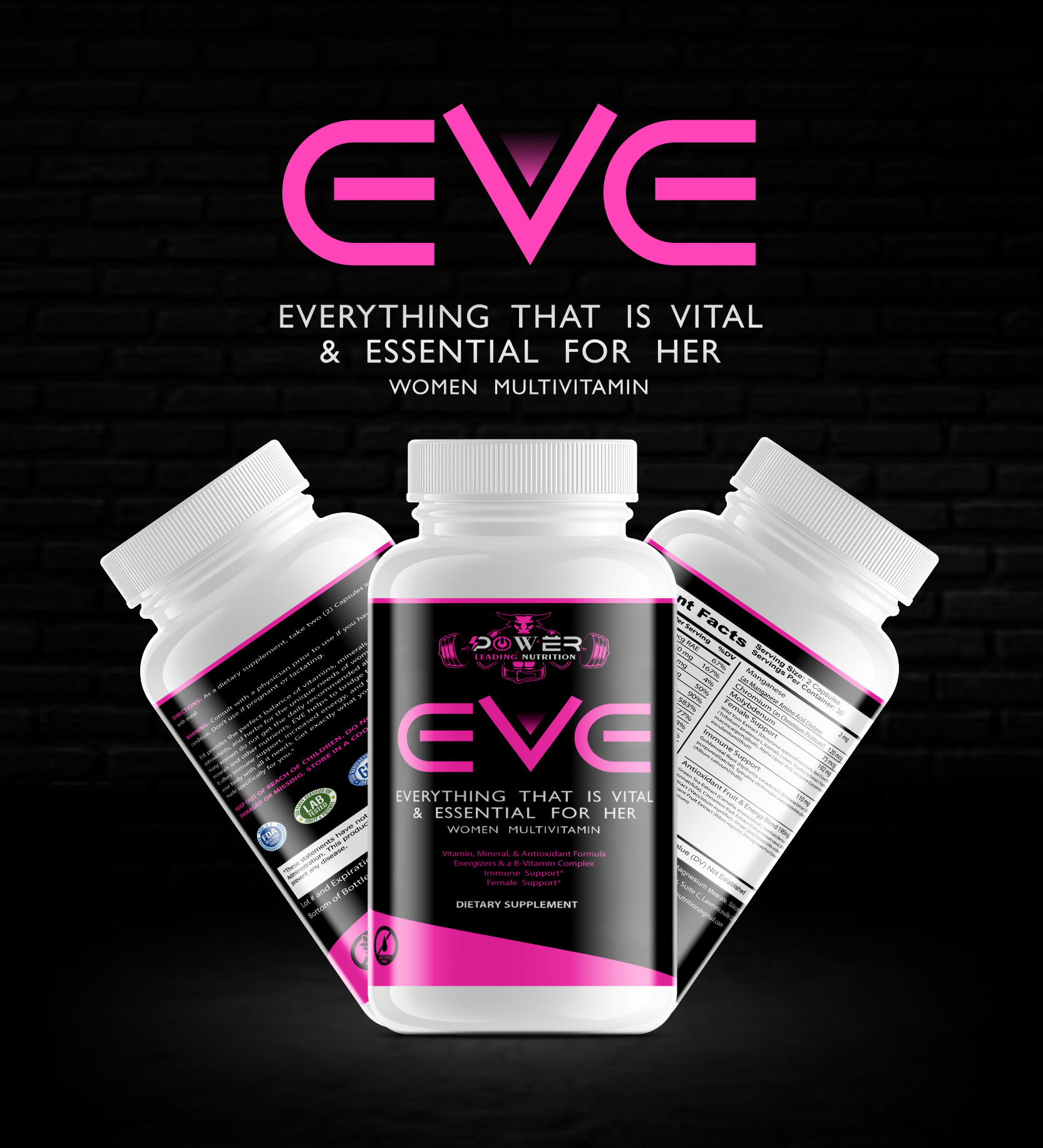 EVE Women Multivitamin – Power Leading Nutrition