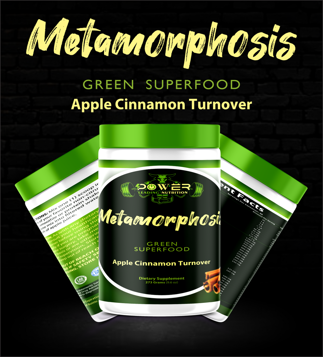 Metamorphosis (Green Superfood) Apple Cinnamon Turnover – Power Leading ...