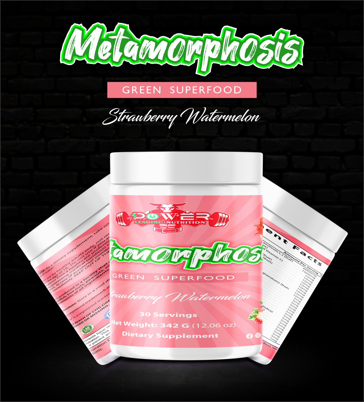 Metamorphosis (Green Superfood) Strawberry Watermelon – Power Leading ...